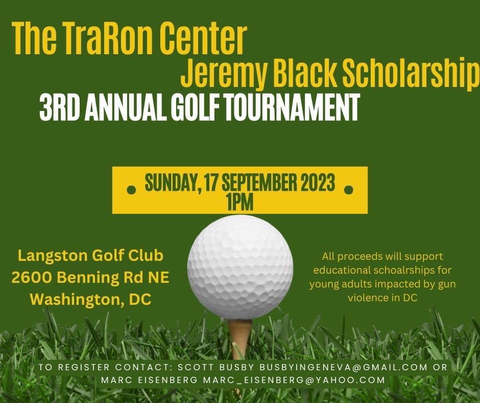 The TraRon Center Jeremy Black Scholarship Tournament - playDCgolf