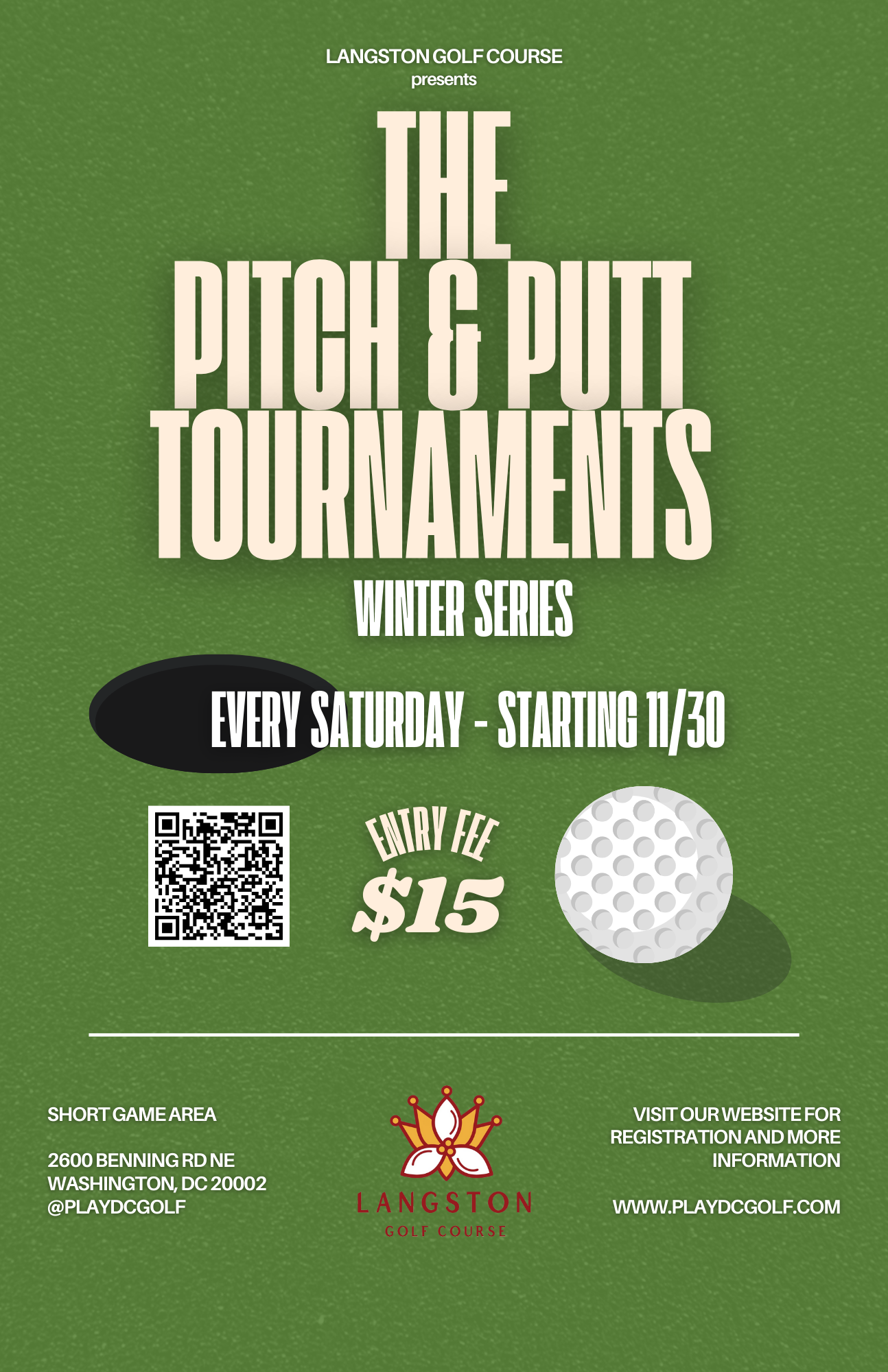 Pitch & Putt Tournament Series - playDCgolf